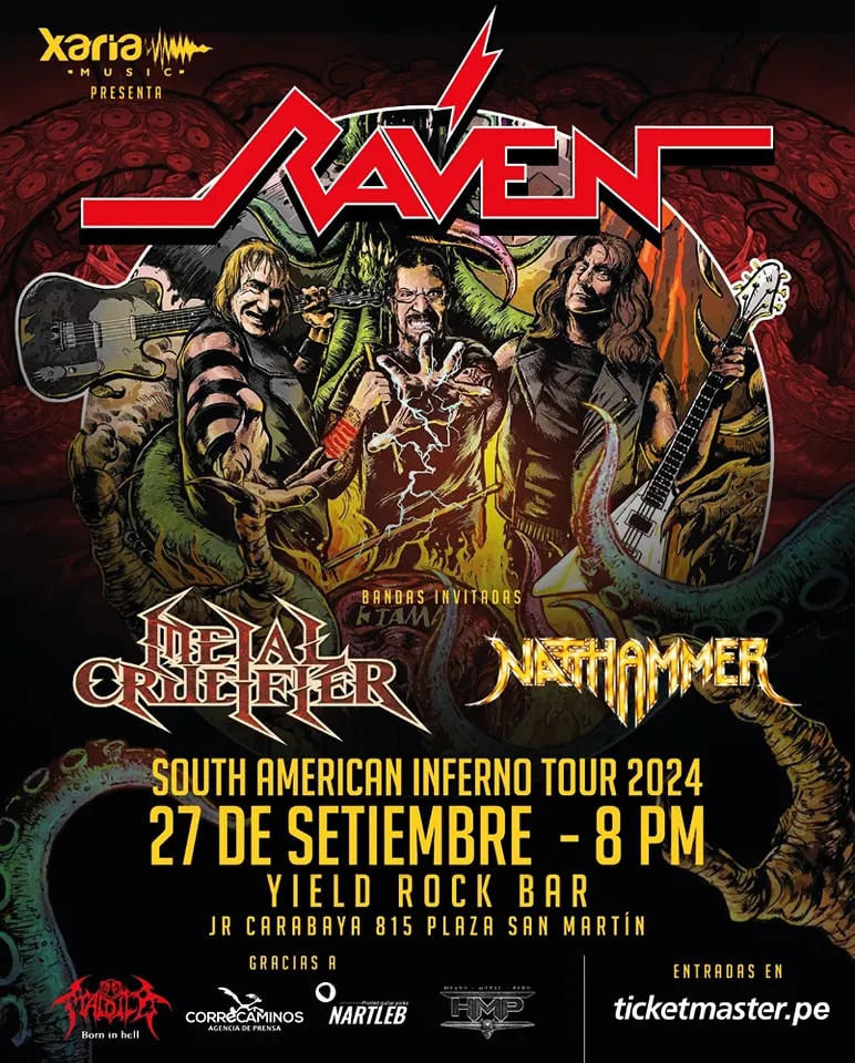 Event Raven - 27/09/2024 - Lima - Yield Rock - Peru