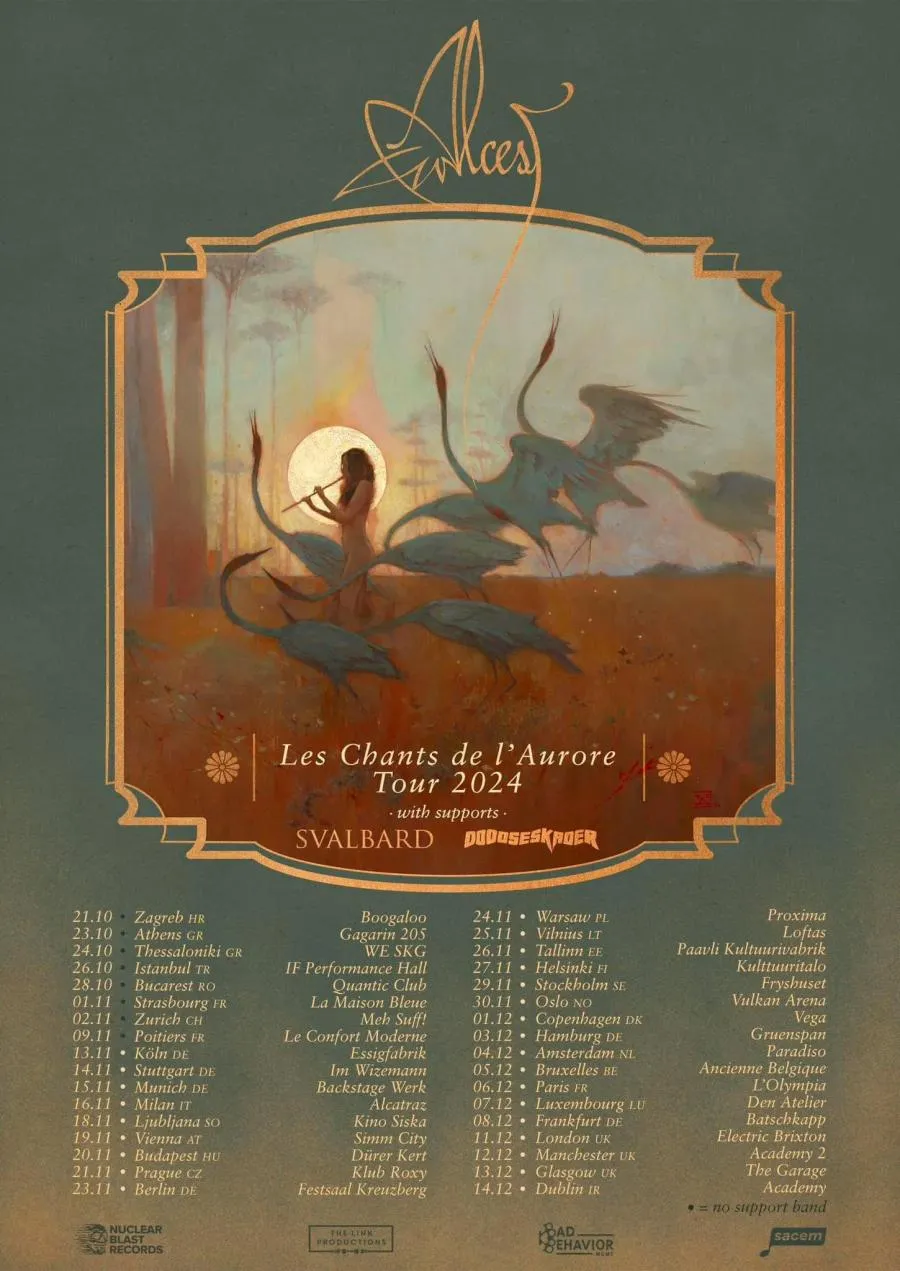 Event Alcest - 26/11/2024 - Tallinn - Paavli Kultuurivabrik - Estonia