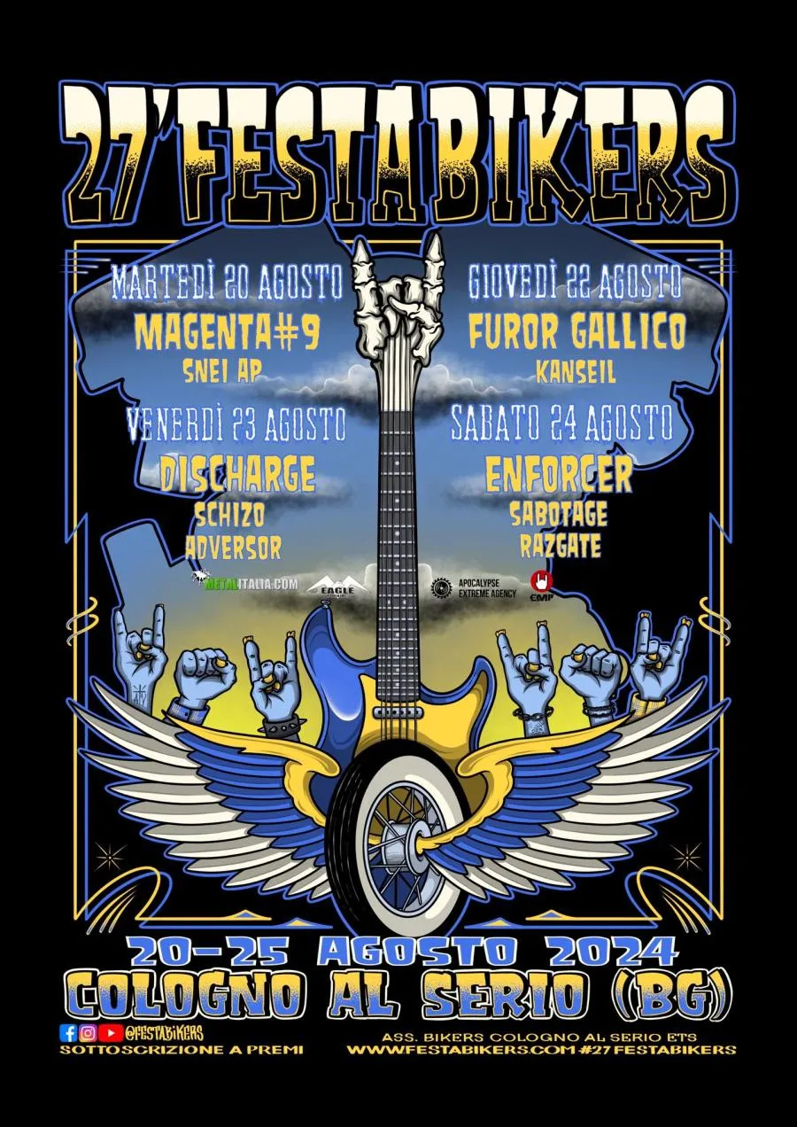 Festa Bikers 2024 - 20/08/2024 (6 days) - Cologno al Serio - Italy