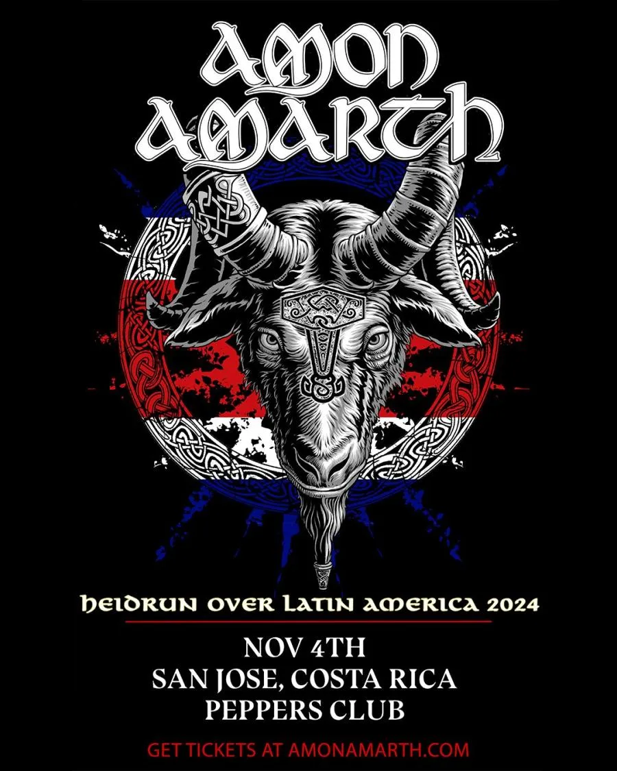 Event Amon Amarth - 04/11/2024 - San José - Pepper Club - Costa Rica