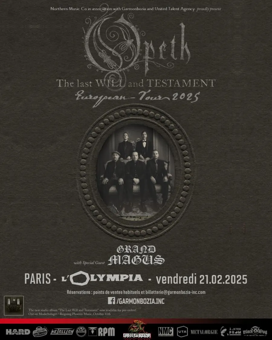 Event Opeth - 21/02/2025 - Paris - L'Olympia - France
