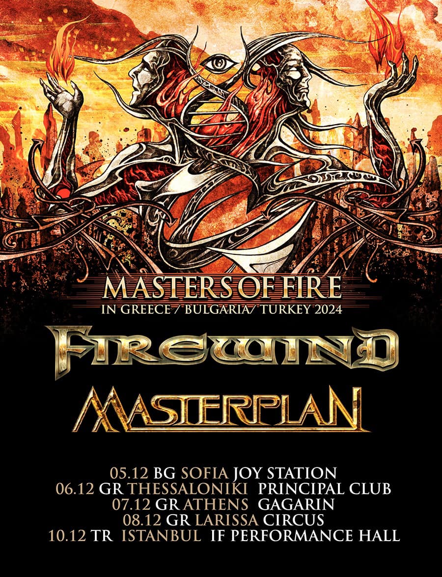 Firewind + Masterplan - 06/12/2024 - Thessaloniki - Principal Club - Greece