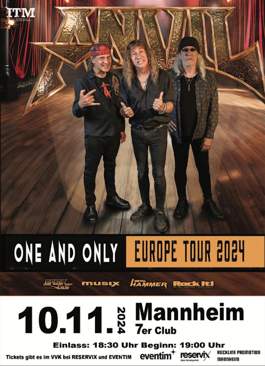 Event Anvil - 10/11/2024 - Mannheim - 7er Club - Germany