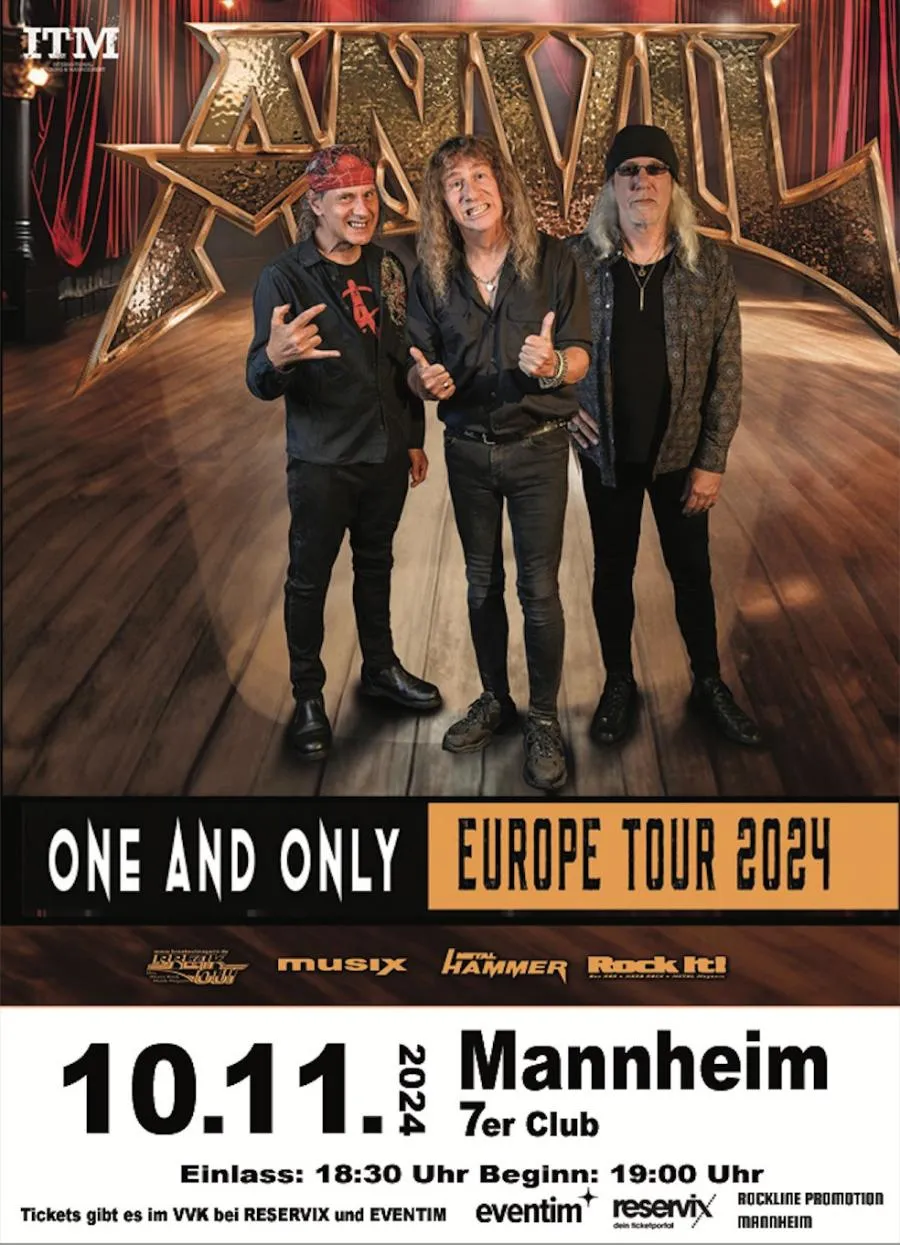 Event Anvil - 10/11/2024 - Mannheim - 7er Club - Germany