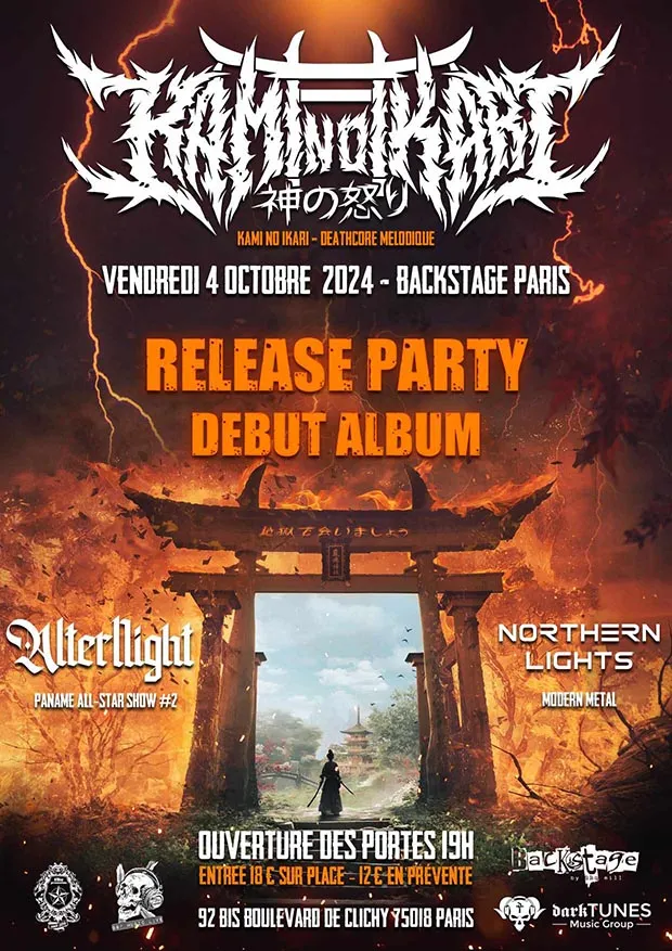 Kami No Ikari X Northern Lights X Alternight - 04/10/2024 - Paris - Backstage By The Mill - France