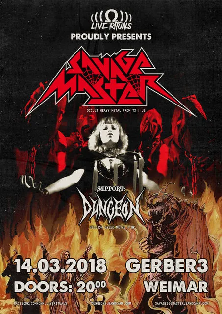 Savage Master + Dungeon - 14/03/2018 - Weimar - Gerber 3 - Germany