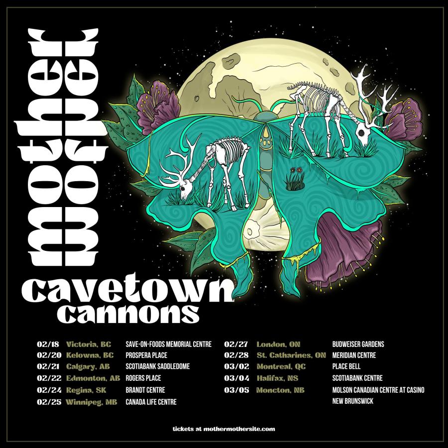 Event Mother Mother - 22/02/2025 - E﻿dmonton - Rogers Place﻿ - Canada