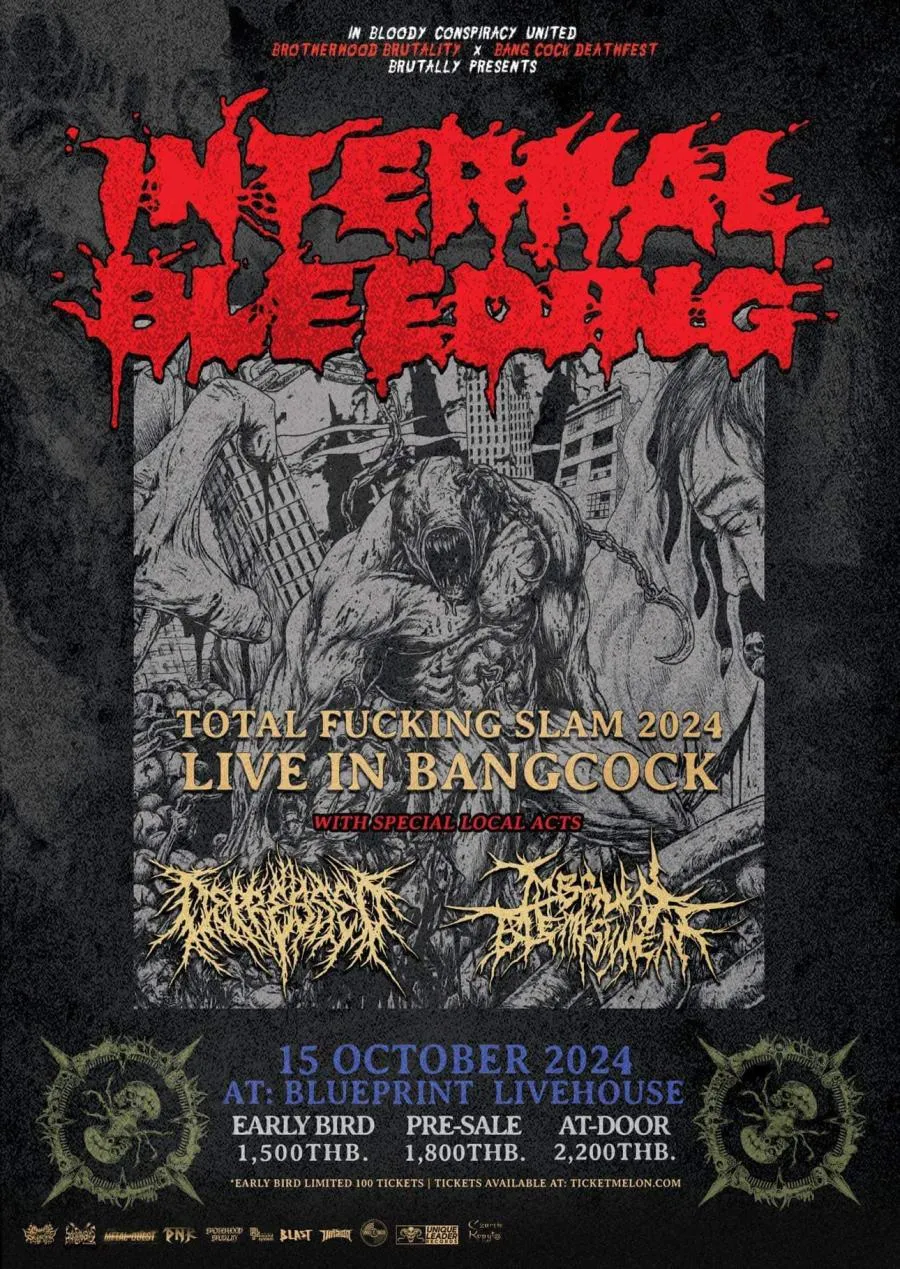 Internal Bleeding - 15/10/2024 - Bangkok - Blueprint Live House - Thailand