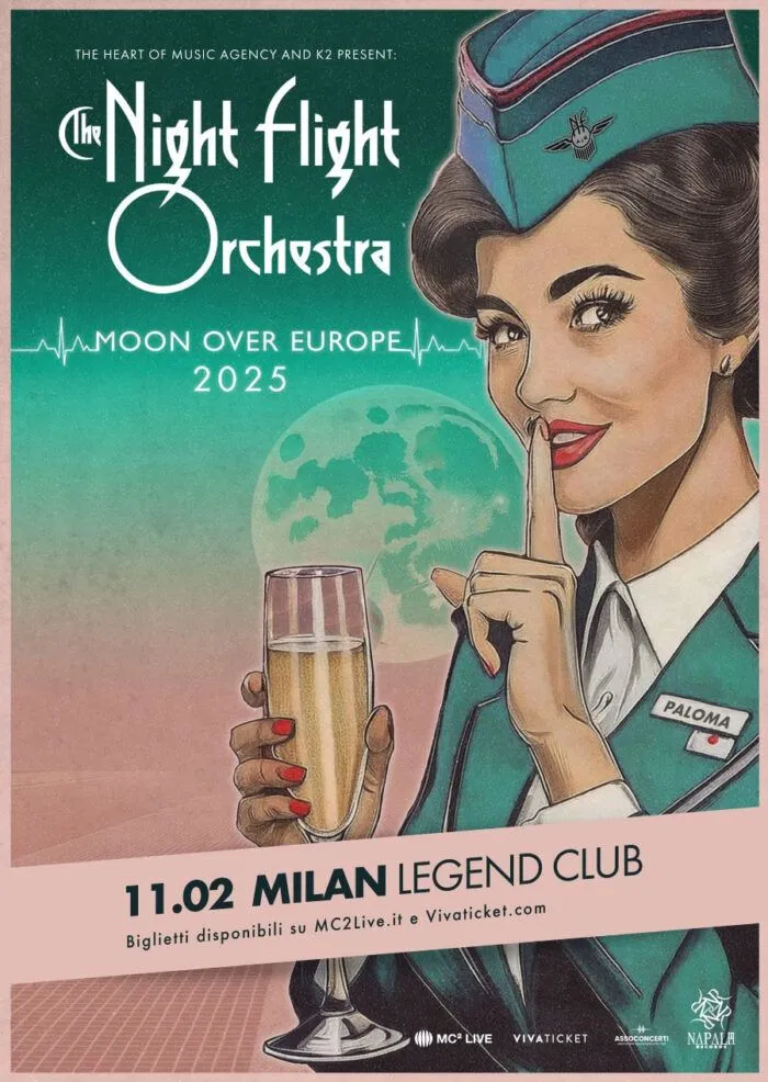 Event The Night Flight Orchestra - 11/02/2025 - Milano - Legend Club ...