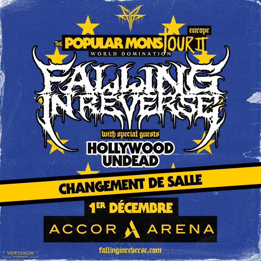 Event Falling In Reverse - 01/12/2024 - Paris - Accor Arena - France