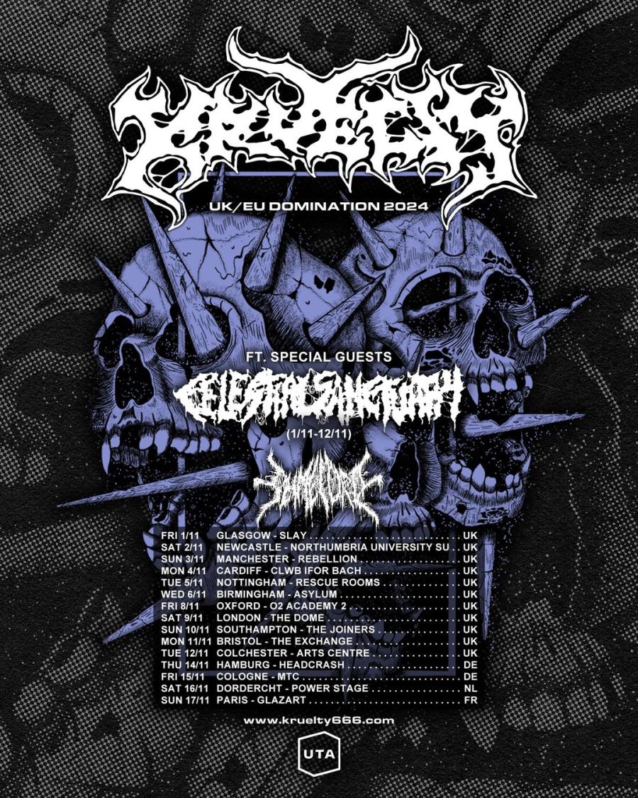 Kruelty - UK/EU Domination 2024 - 03/11/2024 - Manchester - Rebellion ...