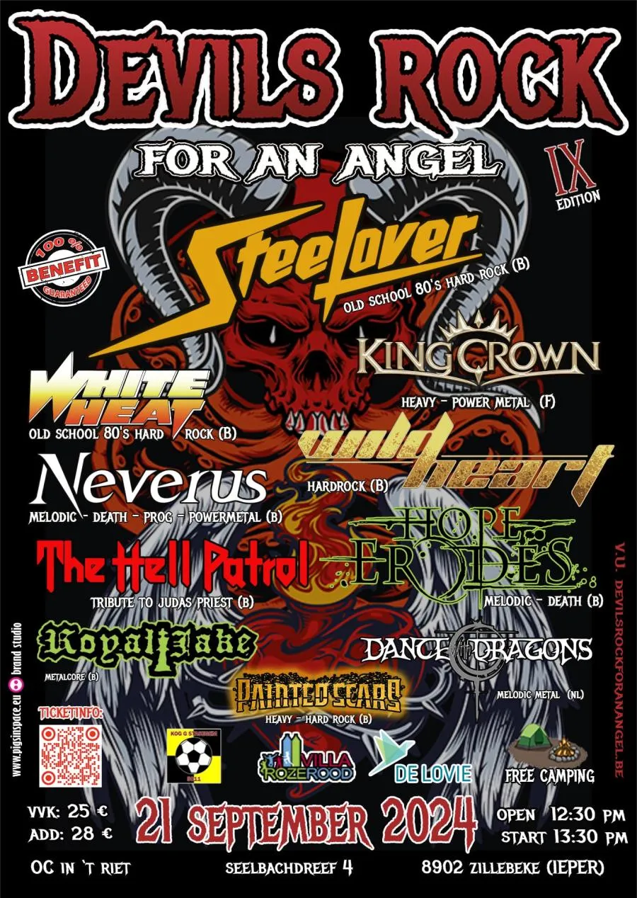 Devils Rock for an Angel - 21/09/2024 - Zillebeke - TBD - Belgium