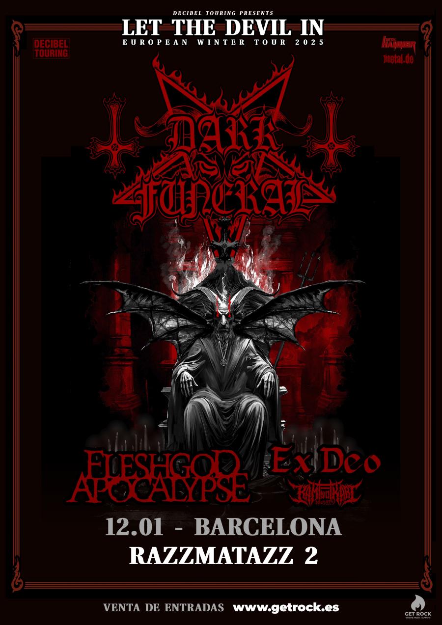 Dark Funeral - Let The Devil In - European Winter Tour 2025 - 12/01 ...