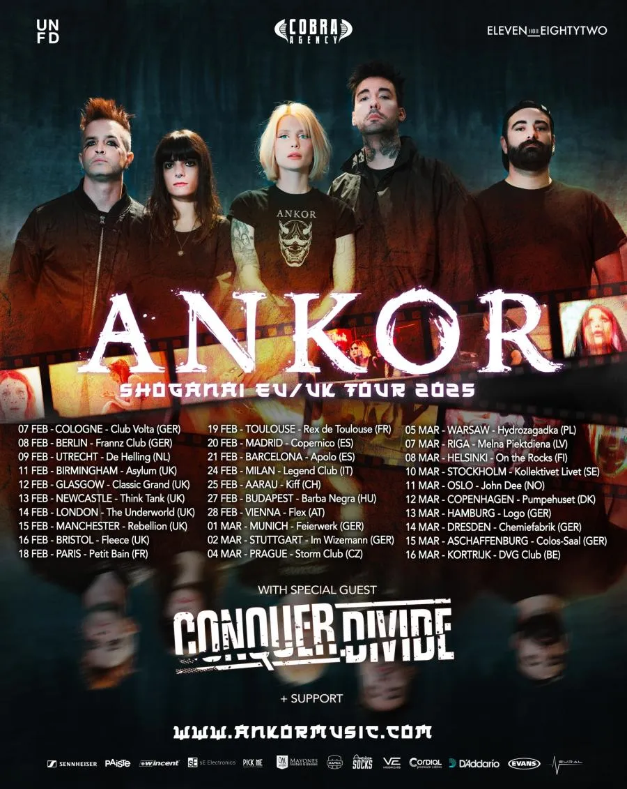 Ankor + Conquer Divide - 15/02/2025 - Manchester - Rebellion - United Kingdom