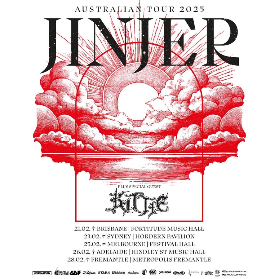 Event Jinjer - 26/02/2025 - Adelaide - Hindley Street Music Hall ...