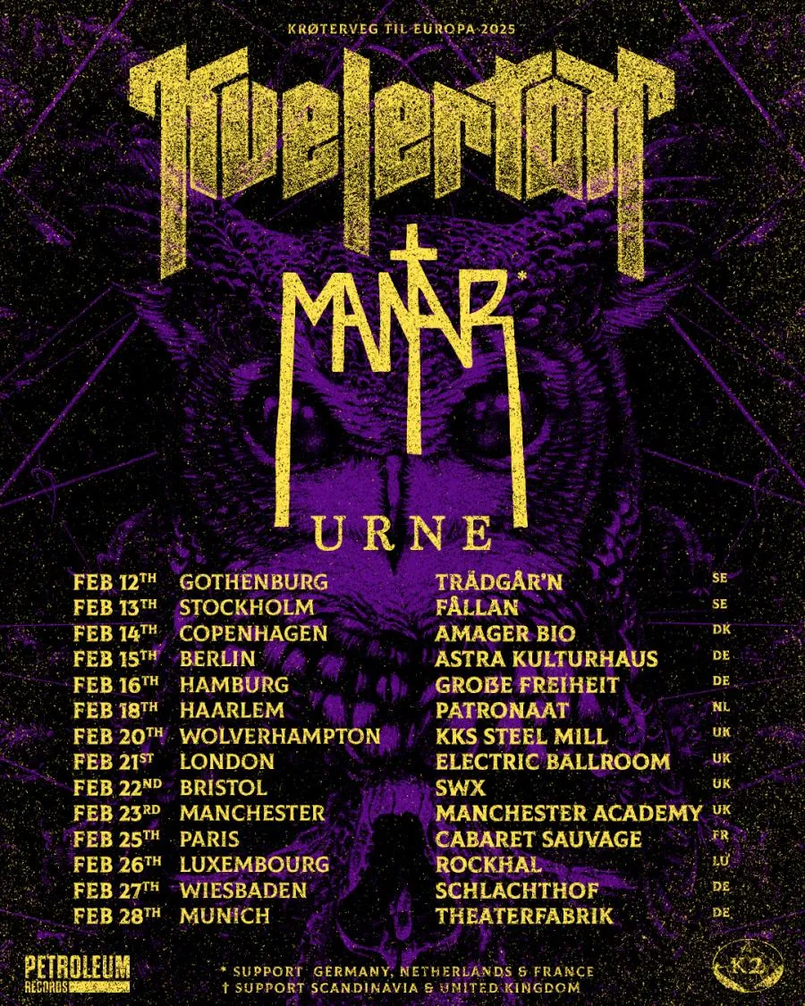 Event Kvelertak - 26/02/2025 - Esch-sur-Alzette - Rockhal - Luxembourg