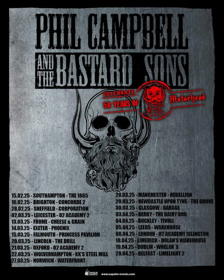 Event Phil Campbell & The Bastard Sons - 28/03/2025 - Manchester - Rebellion - United Kingdom
