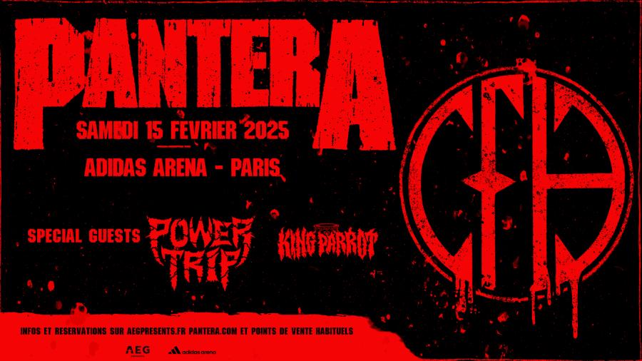 Event Pantera - 15/02/2025 - Paris - Adidas Arena - France