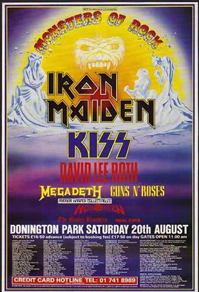 Monsters of Rock 1988 - 20/08/1988 - Castle Donington - Donington Park ...