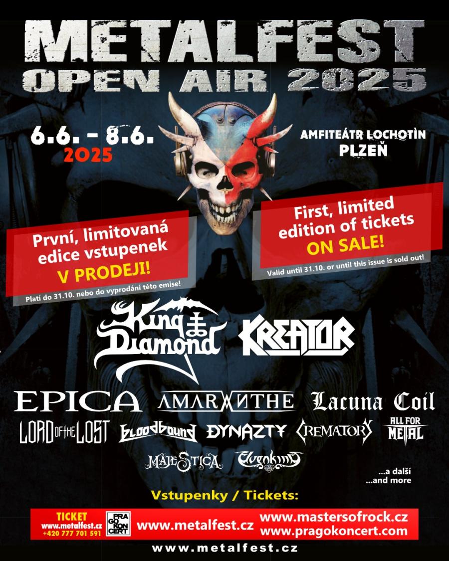 Metalfest Open Air 2025 - 06/06/2025 (3 days) - Plzen - Lochotin amphitheater - Czechia