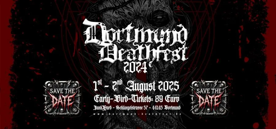 Dortmund Deathfest 2025 - 01/08/2025 (2 days) - Dortmund - Junkyard ...