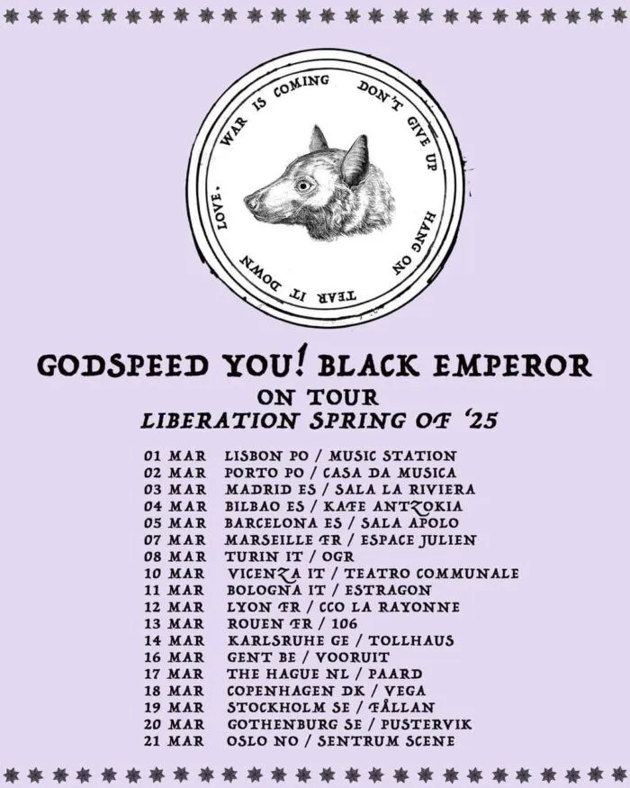 Event Godspeed You! Black Emperor - 08/03/2025 - Torino - OGR ...
