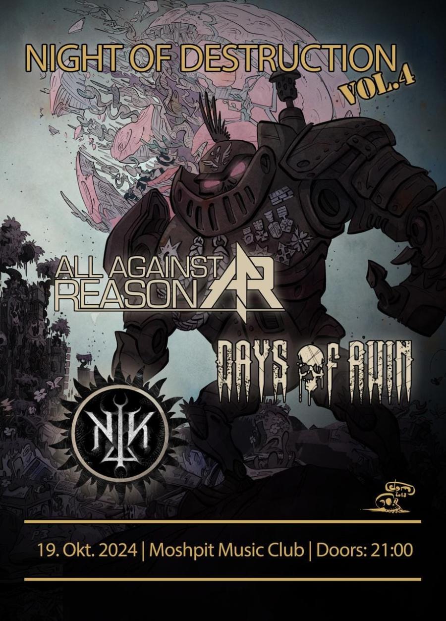 Night of Destruction Vol.4 - 19/10/2024 - Naters - Moshpit Music Club ...