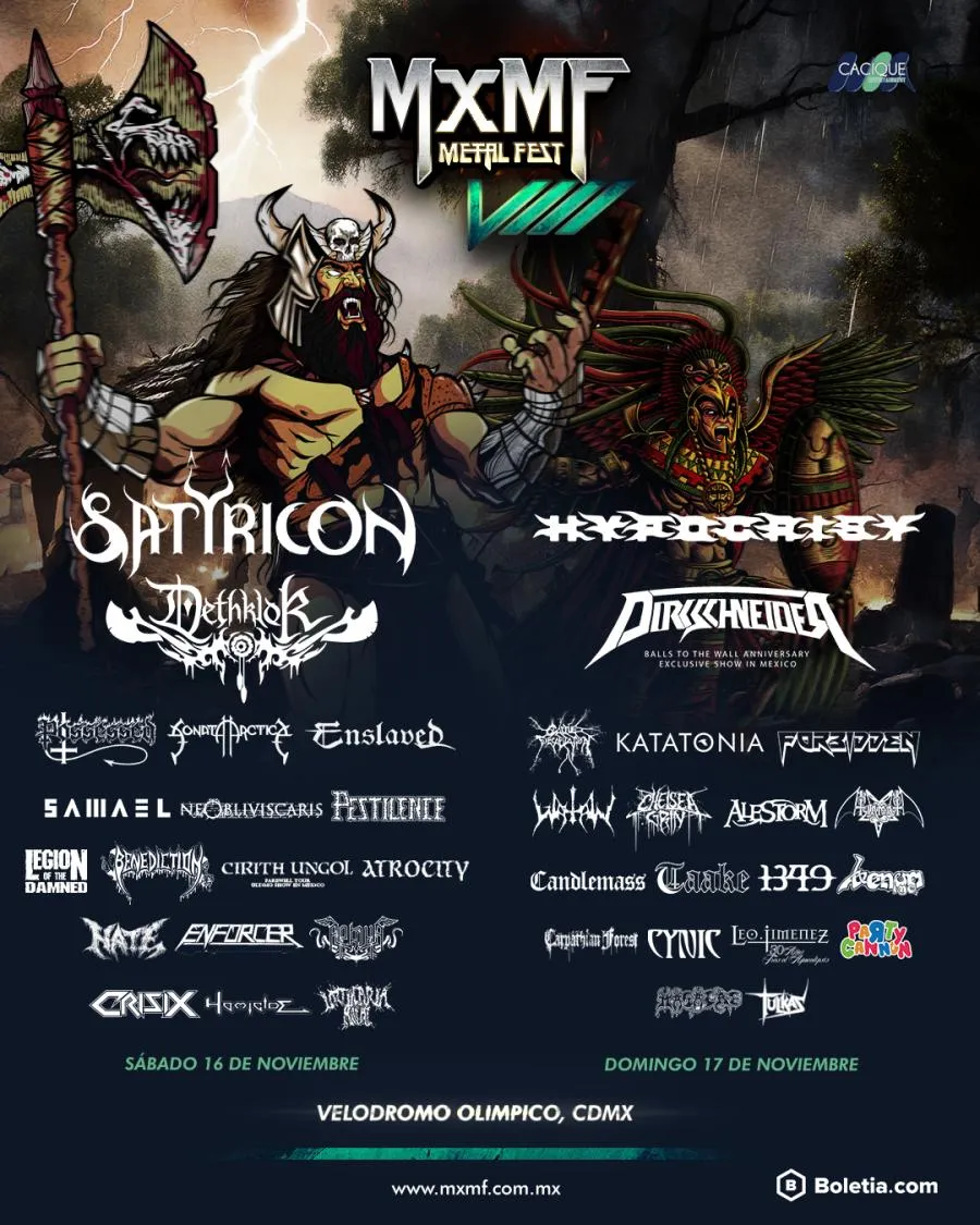 MXMF Metal Fest 2024 - Running Order | Concerts-Metal