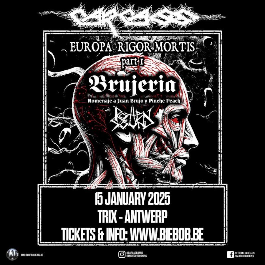 Event Carcass - 15/01/2025 - Antwerpen - Trix - Belgium