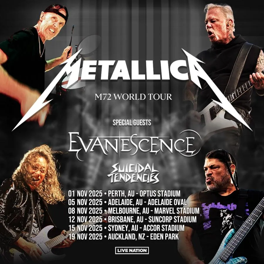 Event Metallica - 05/11/2025 - Adelaide - Adelaide Oval - Australia