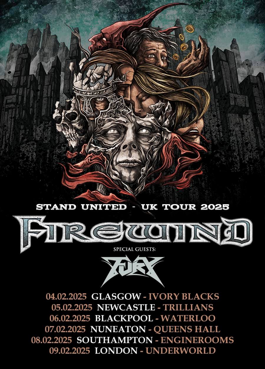Event Firewind - 07/02/2025 - Nuneaton - Queens Hall - United Kingdom