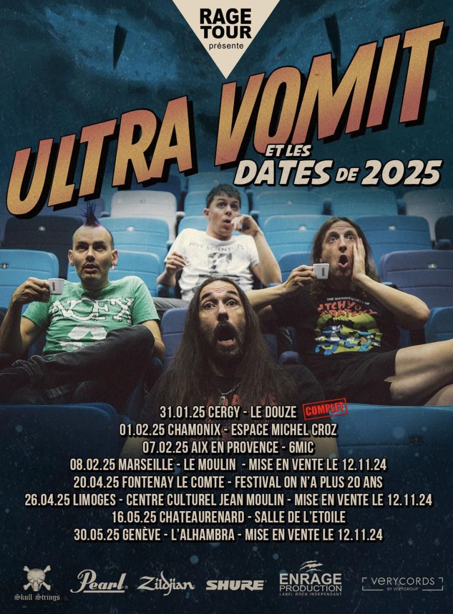 Event Ultra Vomit - 26/04/2025 - Limoges - Centre Culturel Jean Moulin ...