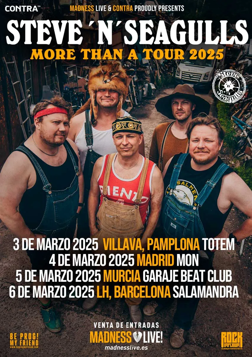 Steve'n'Seagulls - More Than A Tour 2025 - 03/03/2025 - Pamplona ...