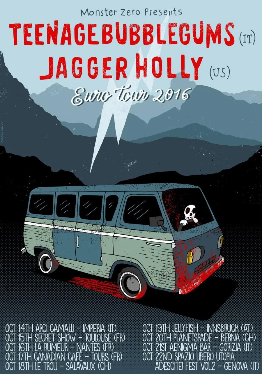 Teenage Bubblegums + Jagger Holly - 19/10/2016 - Innsbruck - Jellyfish ...