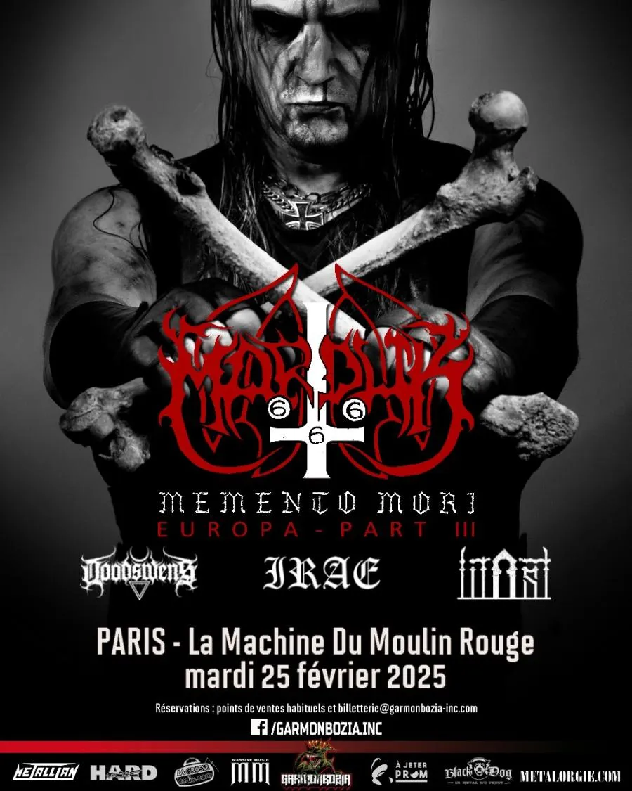 Event Marduk - 25/02/2025 - Paris - La Machine du Moulin Rouge - France
