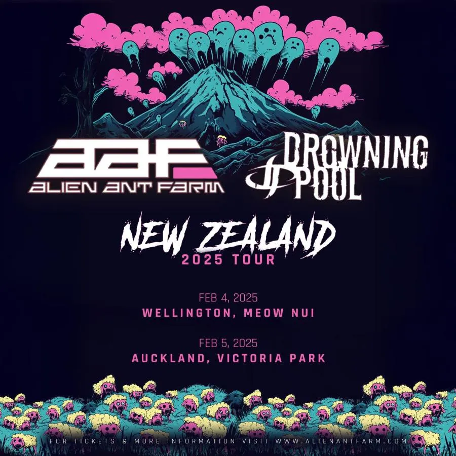 Alien Ant Farm + Drowning Pool - 04/02/2025 - Wellington - Meow Nui ...