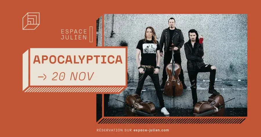 Apocalyptica - Plays Metallica Vol. 2 - 20/11/2024 - Marseille - Espace ...