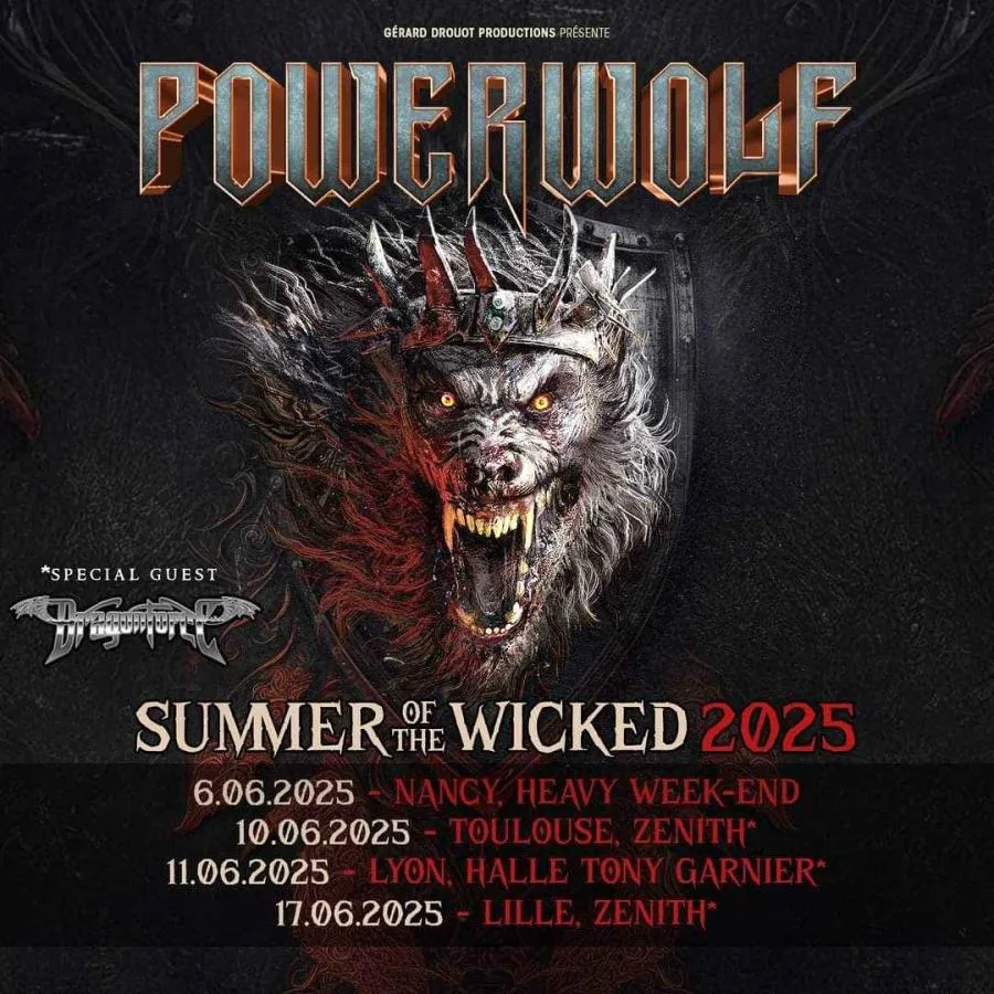 Powerwolf - Summer of the Wicked 2025 - 11/06/2025 - Lyon - Halle Tony Garnier - France