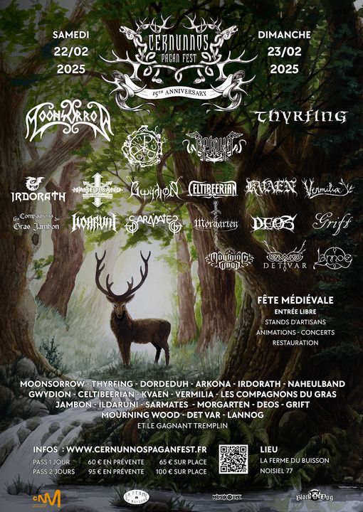 Cernunnos Pagan Fest 2025 - 22/02/2025 (2 days) - Noisiel - La Ferme du ...