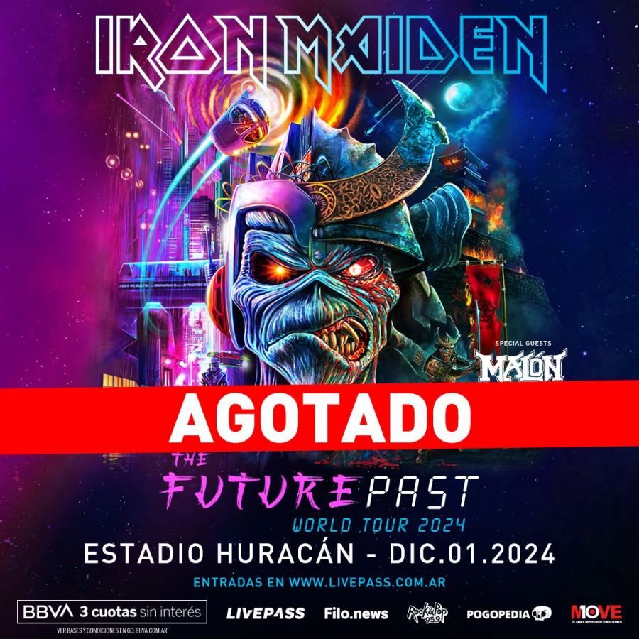 Iron Maiden - The Future Past World Tour 2024 - 01/12/2024 - Buenos Aires - Estadio Huracán ...