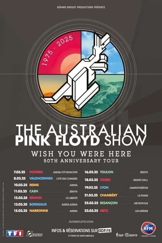 Event The Australian Pink Floyd Show - 18/03/2025 - Tours - Grand Hall ...