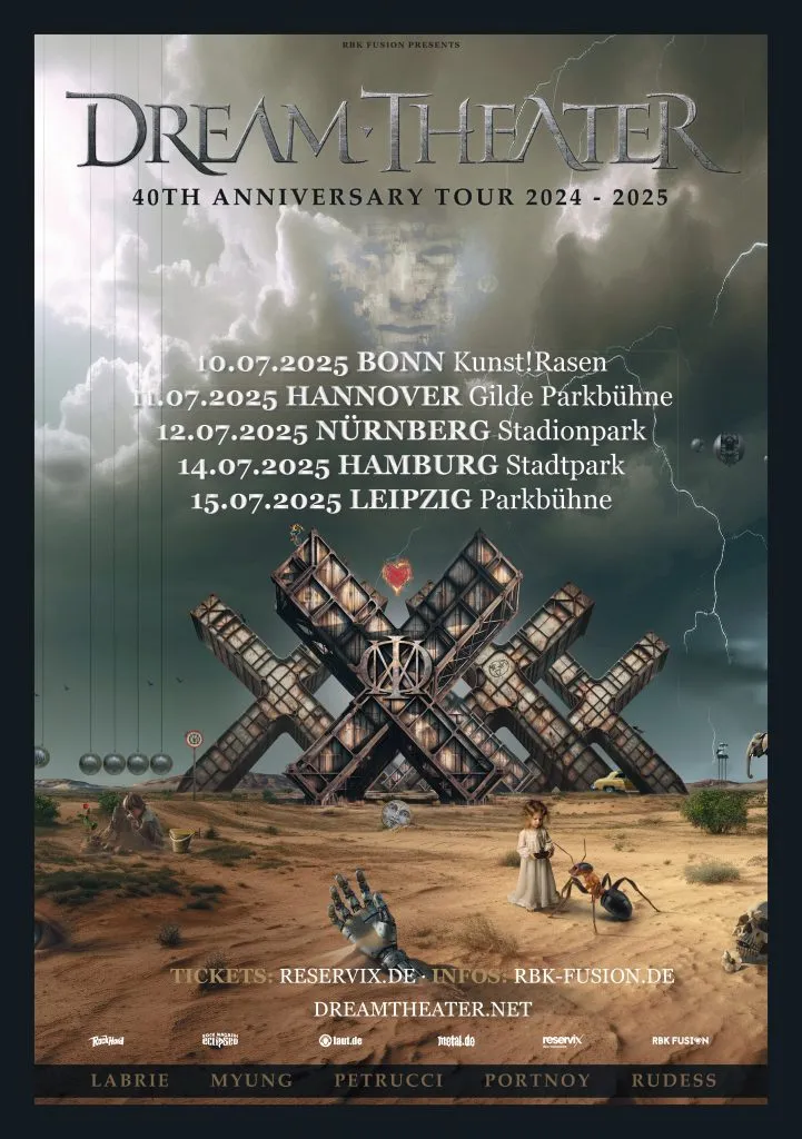 Dream Theater - 40th Anniversary Tour - 14/07/2025 - Hamburg - Stadtpark - Germany