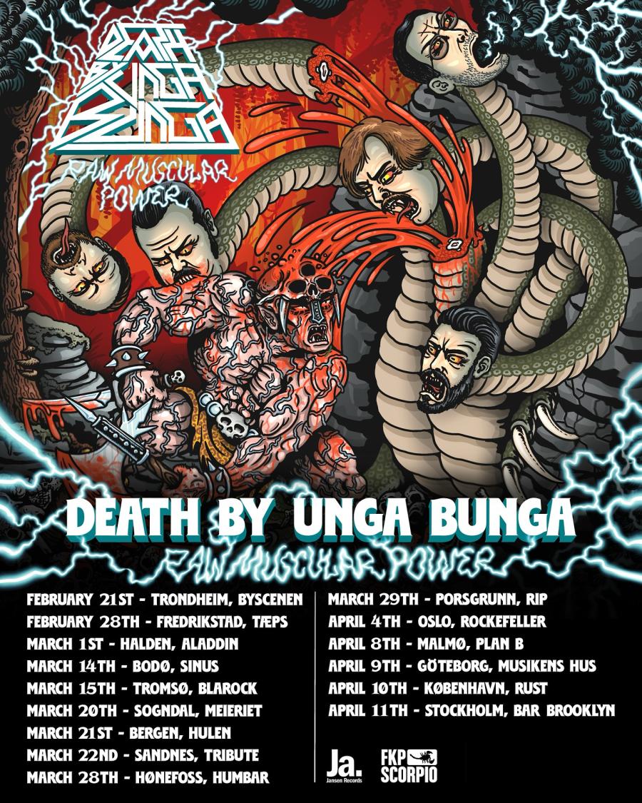 Event Death By Unga Bunga - 08/04/2025 - Malmö - Plan B - Sweden