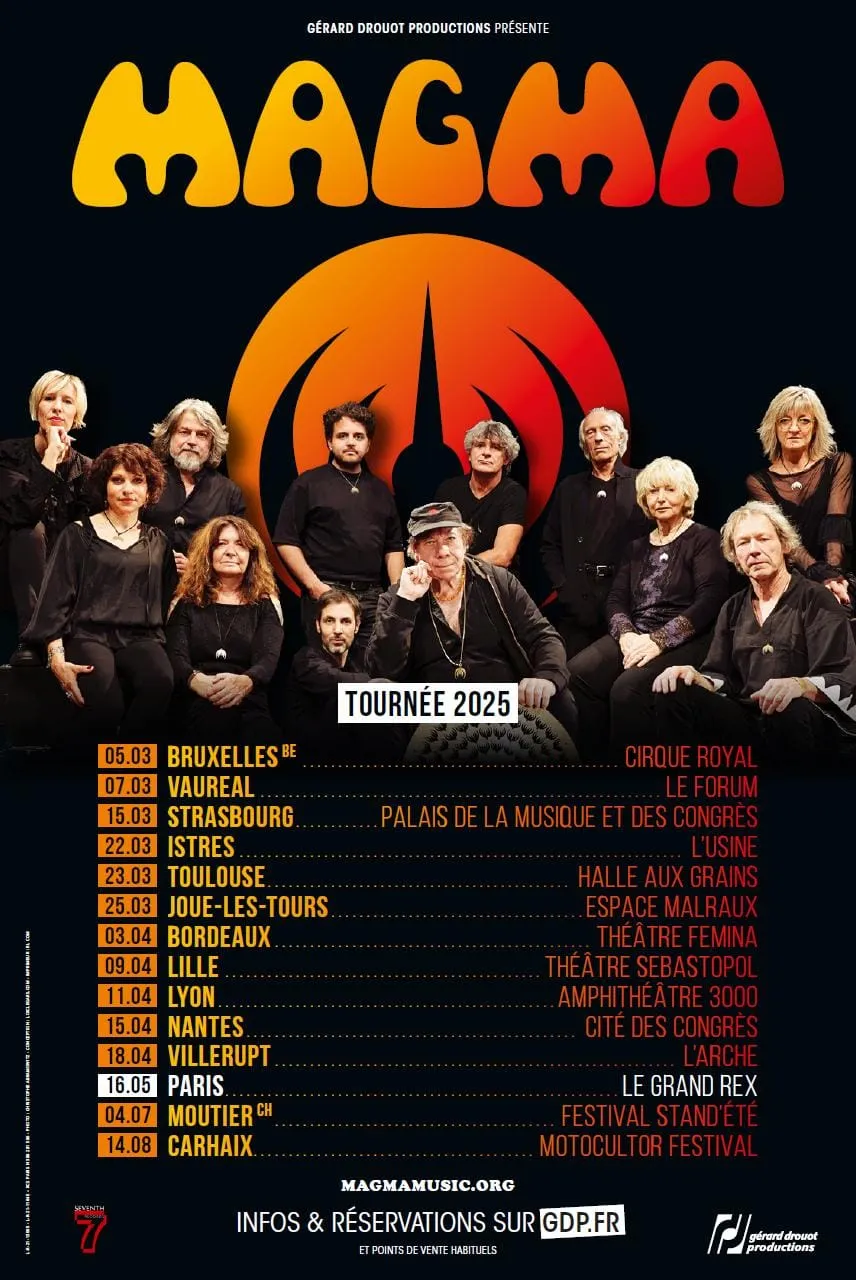 Magma - Tournée 2025 - 15/04/2025 - Nantes - La Cité des Congrès - France