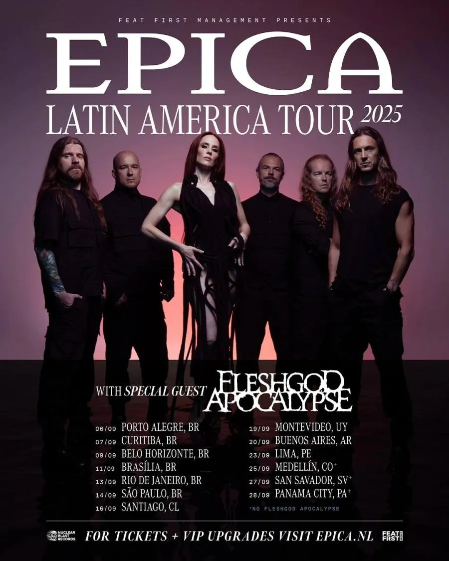 Epica - Latin America Tour 2025 - 19/09/2025 - Montevideo - Montevideo ...