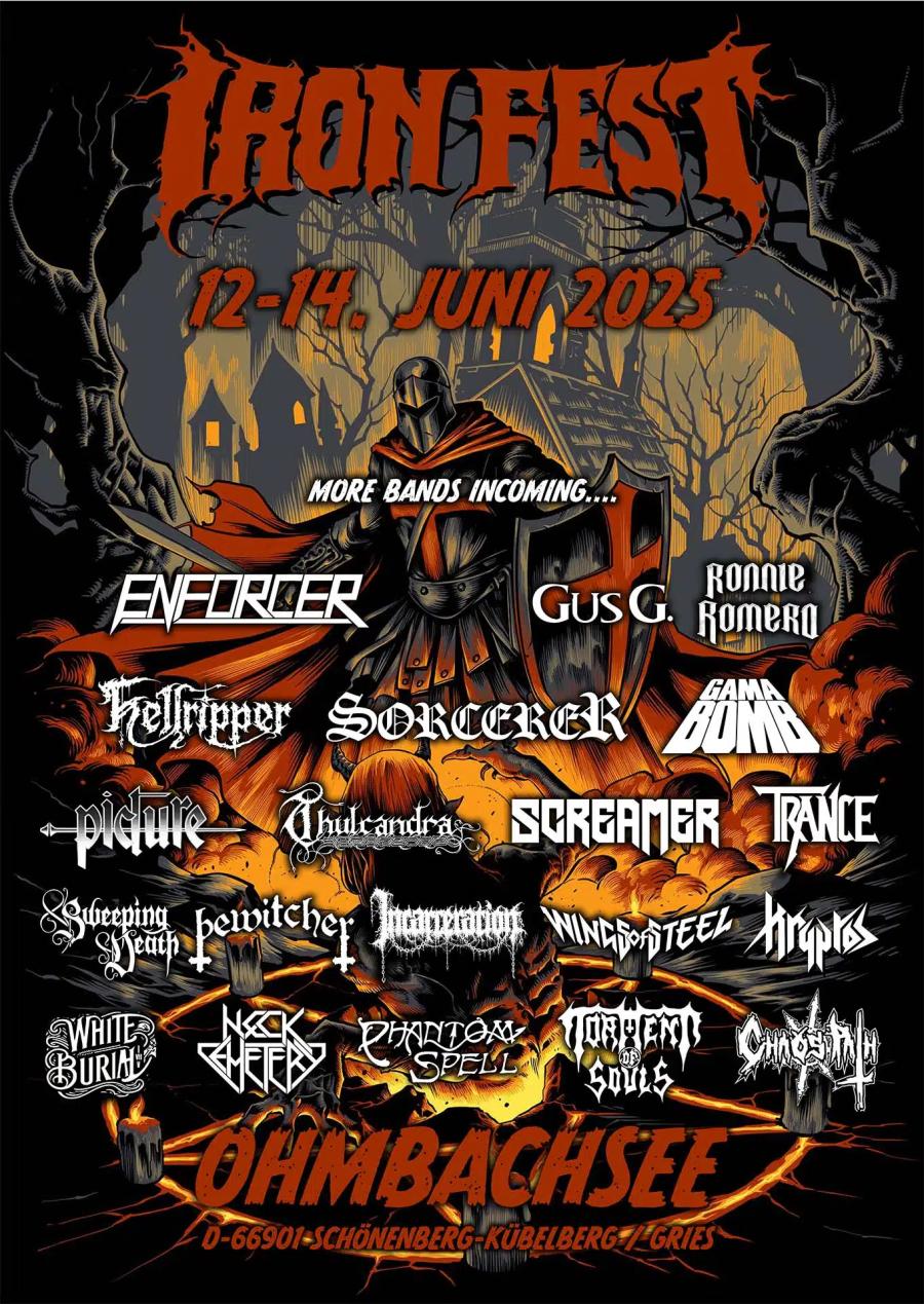 Iron Fest Open Air 2025 - 12/06/2025 (3 days) - Schönenberg-Kübelberg ...