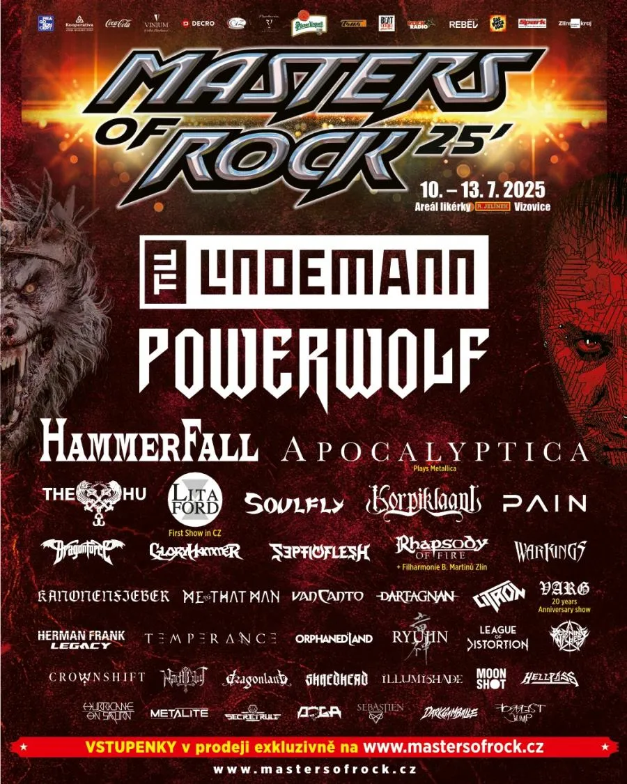 Masters of Rock 2025 - 10/07/2025 (4 days) - Vizovice - Czechia