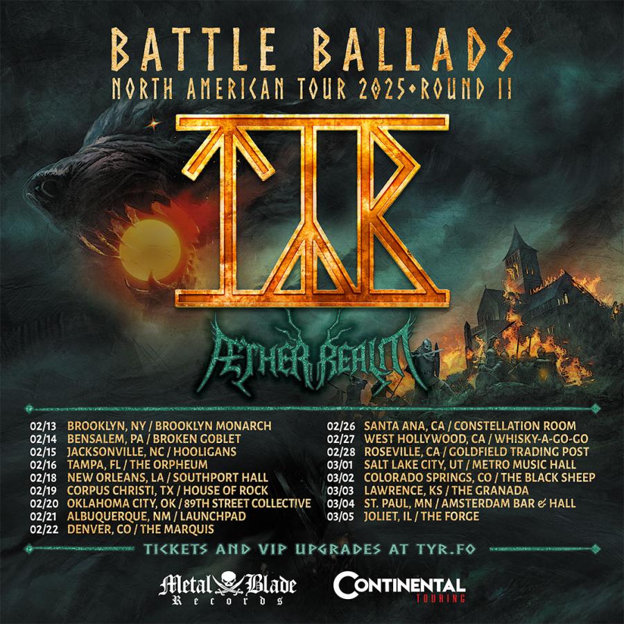 Event Tyr - 04/03/2025 - St. Paul - Amsterdam Bar & Hall - United States