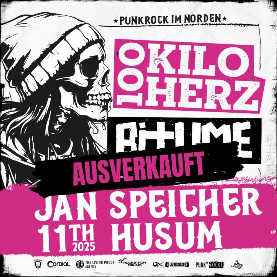100 Kilo Herz + Bitume - 11/01/2025 - Husum - Speicher - Germany