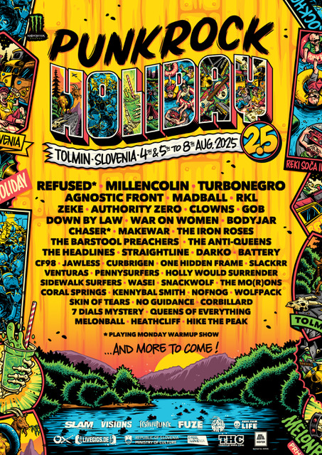 Punk Rock Holiday 2025 - xx/xx/2025 (5 days) - Tolmin - Festival Place ...